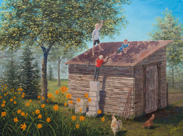 Chicken Coop Castle - Mike Zillgitt Art